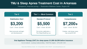 TMJ Treatment Cost in Arkansas | Transparent Pricing